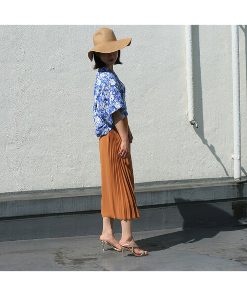 revionnet（ルヴィオネ）の「side pleats skirt（スカート）」 - WEAR