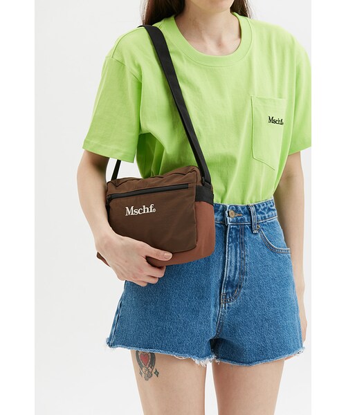 MSCHF（ミスチーフ）の「NYLON MINI CROSS BAG_brown（）」 - WEAR