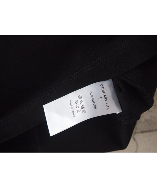 Ordinary fits（オーディナリーフィッツ）の「【unisex】Ordinary fits〈オーディナリーフィッツ〉FLEX TEE BLACK（Tシャツ/カットソー）」 - WEAR