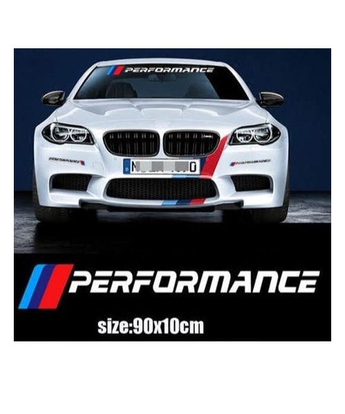 no brand（ノーブランド）の「BMW ステッカー Mパフォーマンス フロントガラス E30 E34 E36 E39 E46 E60 E70 E71 E85 E87 E90 F10 F20 ...