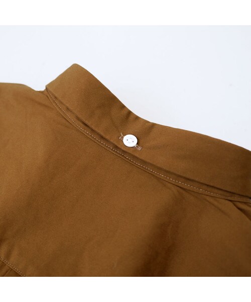 nisica（ニシカ）の「nisica |ニシカ | スモールカラーシャツ |ブラウン |NIS-860（シャツ/ブラウス）」 - WEAR