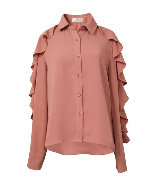 Yoco（ヨーコー）の「Buttoned Shirt With Frill Sleeves（その他）」 - WEAR