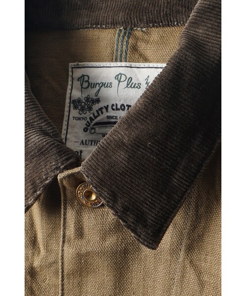 BURGUS PLUS（バーガスプラス）の「[BURGUS PLUS] 73000-DK Heavy Duck Chore Jacket ...