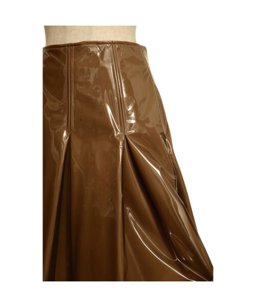 FICTION TOKYO（フィクショントーキョー）の「【予約商品】Fake leather + PVC Skirt（スカート）」 - WEAR