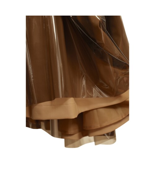 FICTION TOKYO（フィクショントーキョー）の「【予約商品】Fake leather + PVC Skirt（スカート）」 - WEAR