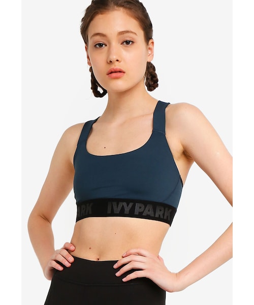 Ivy Park（アイビーパーク）の「Active High Shine Elastic Medium Support Sport Bra（）」 - WEAR