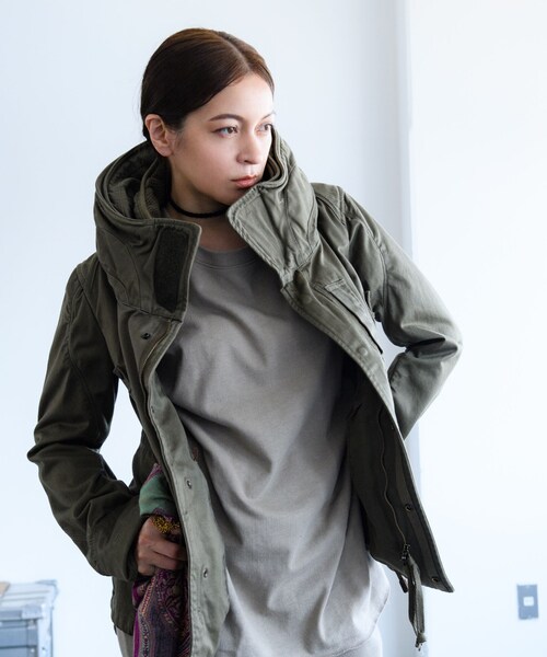 no brand（ノーブランド）の「Nomad Big Hood Jacket (Unisex/Regular Size)（ミリタリー ...