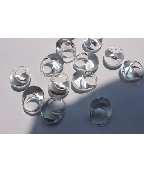 Handmade（ハンドメイド）の「acryl clear ring（リング）」 - WEAR