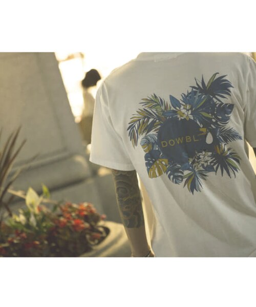 DOWBL（ダブル）の「Bule Flower Tropical Short Sleeve（）」 - WEAR