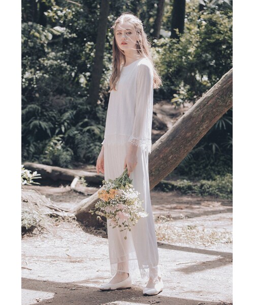 Kodz（-）の「Lacy Floral Sleeved Blouse（）」 - WEAR