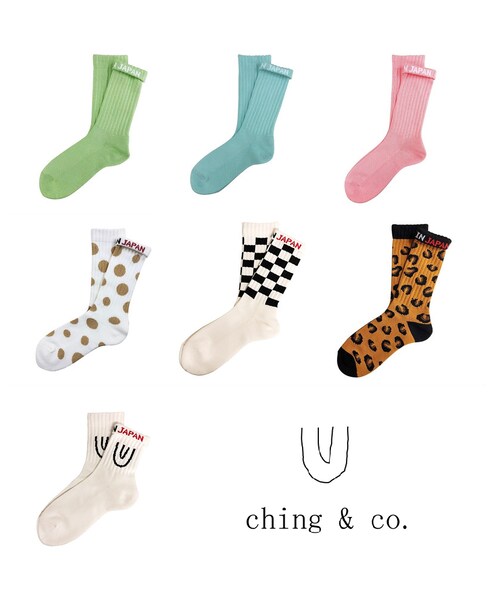 NAUGHTY (kobe)（ノーティー）の「select / ching & co. SKATER SOCKS⑨（Tシャツ/カットソー ...