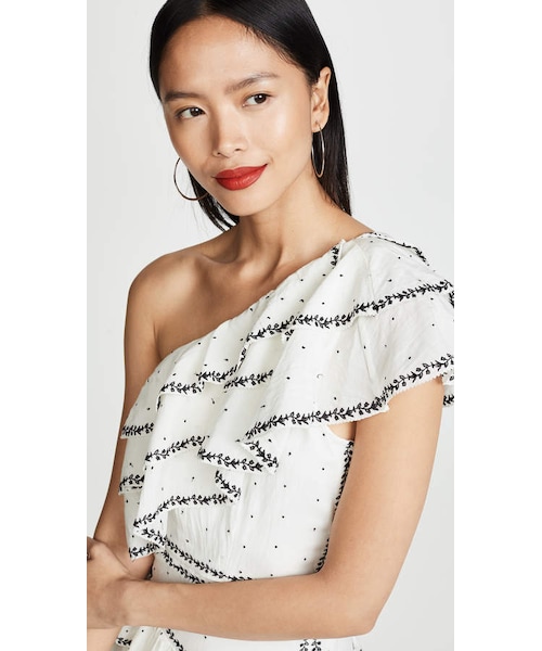 LOVE SAM（ラブサム）の「Love Sam Black Rose Embroidered One Shoulder Dress ...