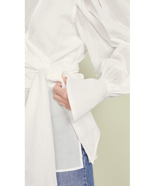 ADEAM（アディアム）の「Adeam Layered Tied Sash Shirt（）」 - WEAR