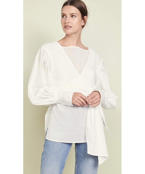 ADEAM（アディアム）の「Adeam Layered Tied Sash Shirt（）」 - WEAR