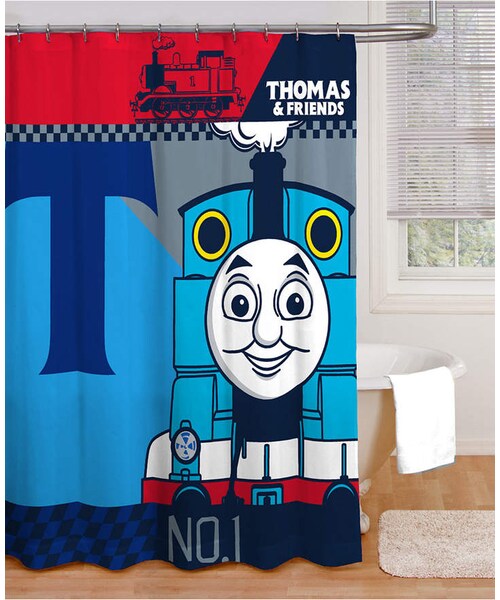 Disney（ディズニー）の「Disney Jay Franco Thomas the Tank Engine Shower Curtain ...