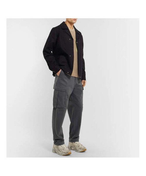 Acne Studios（アクネストゥディオズ）の「Acne Studios Pat Cotton-Twill Cargo Trousers ...
