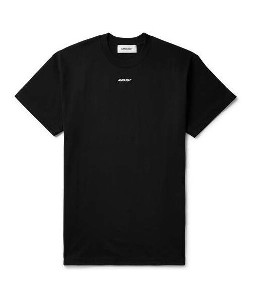 AMBUSH（アンブッシュ）の「AMBUSH® Logo-Print Cotton-Jersey T-Shirt（Tシャツ/カットソー ...