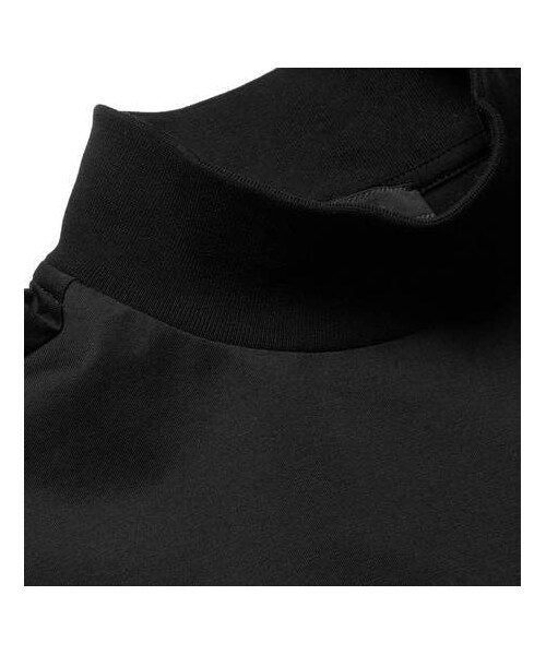 PRADA（プラダ）の「Prada Slim-Fit Logo-Appliquéd Mock-Neck Cotton-Jersey T ...