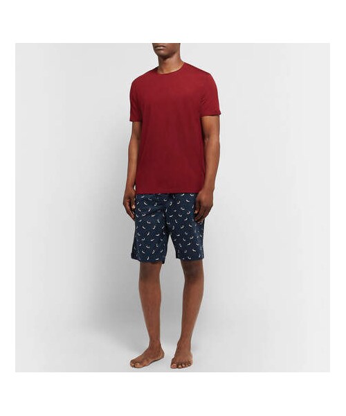 Derek Rose （-）の「Derek Rose Nelson Printed Cotton-Batiste Pyjama Shorts ...