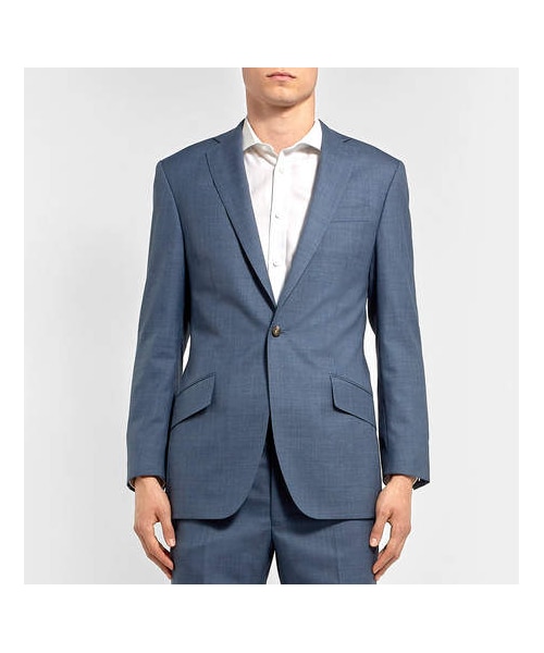 Richard James（リチャード ジェームス）の「Richard James Blue Slim-Fit Wool Suit ...