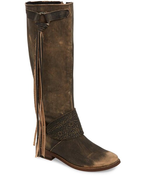 VERY VOLATILE（ヴェリーヴォラタイル）の「Very Volatile Cobblestone Fringe Riding Boot ...