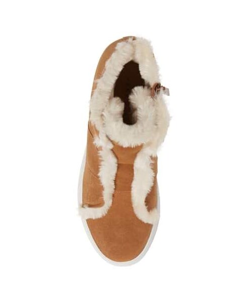 VERY VOLATILE（ヴェリーヴォラタイル）の「Very Volatile Bonnet Faux Fur Wedge Sneaker ...