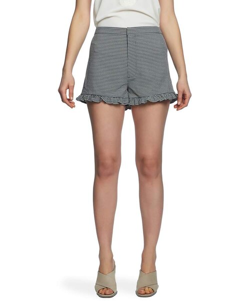 1 STATE（ワンステート）の「1.STATE Microcheck Ruffle Hem Seersucker Shorts（その他パンツ ...