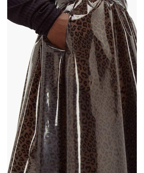 MSGM（エムエスジーエム）の「Msgm - Leopard Print Pvc Midi Skirt - Womens - Leopard ...