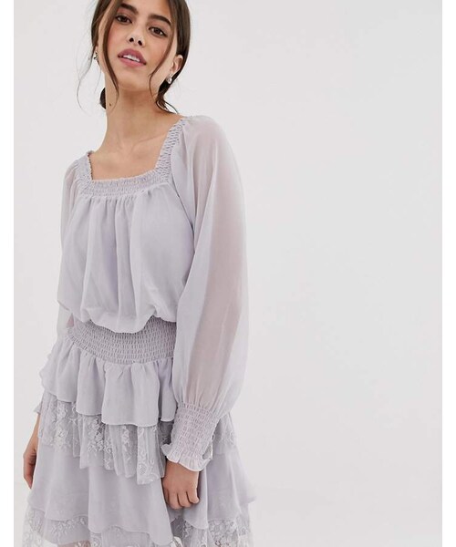 True Decadence（トルゥー ディカデンス）の「True Decadence premium square neck dress ...