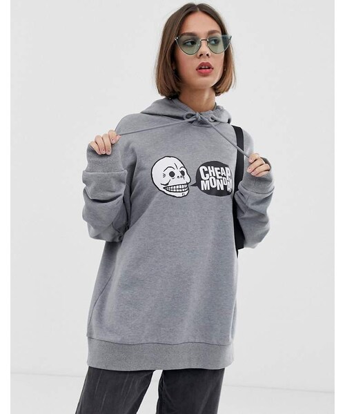 CHEAP MONDAY（チープマンデイ）の「Cheap Monday logo hoodie with organic cotton ...