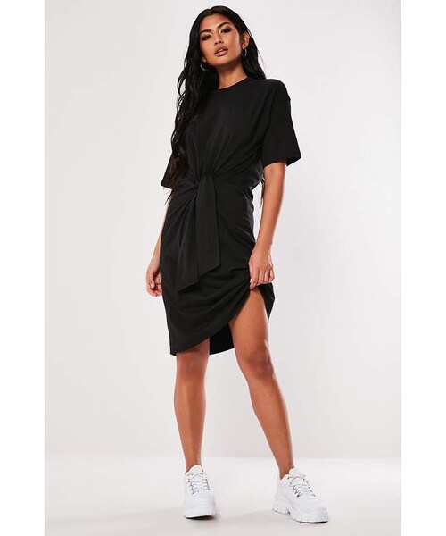 FOREVER 21（フォーエバー トゥエンティーワン）の「Forever 21 Missguided Knot-Front T-Shirt ...