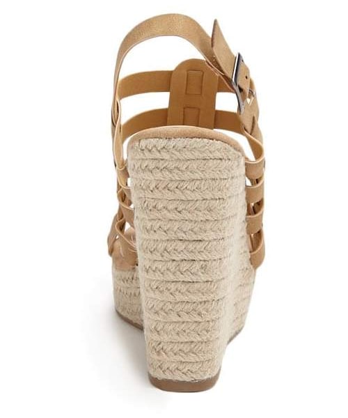 Forever 21（フォーエバー トゥエンティーワン）の「Forever 21 Caged Espadrille Wedges（サンダル ...