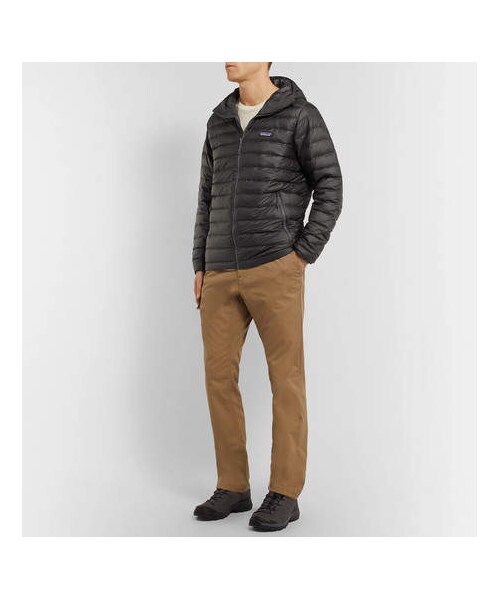 patagonia（パタゴニア）の「Patagonia Quilted Dwr-Coated Ripstop Hooded Down ...