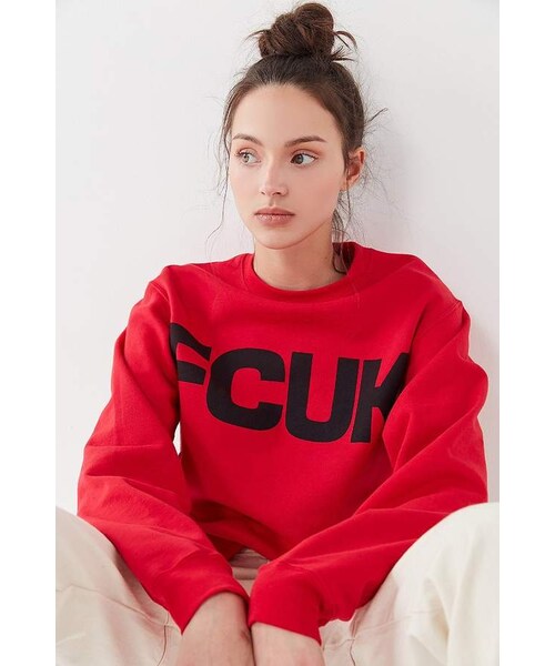 French Connection （-）の「FCUK UO Exclusive Logo Crew Neck Sweatshirt ...