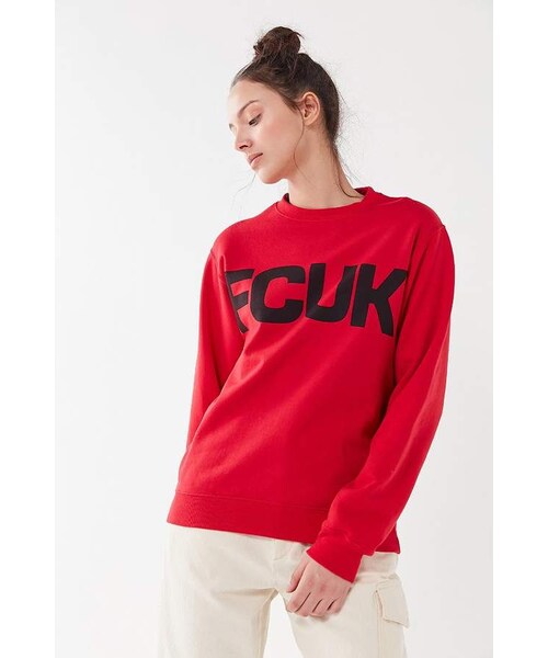 French Connection （-）の「FCUK UO Exclusive Logo Crew Neck Sweatshirt ...
