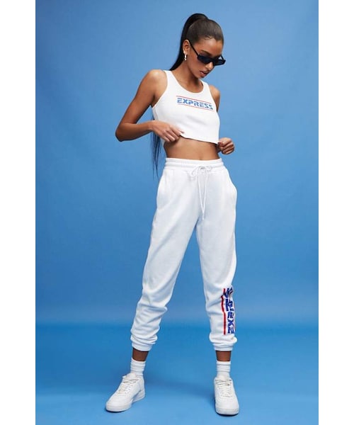 FOREVER 21（フォーエバー トゥエンティーワン）の「Forever 21 USPS Express Cropped Tank Top ...