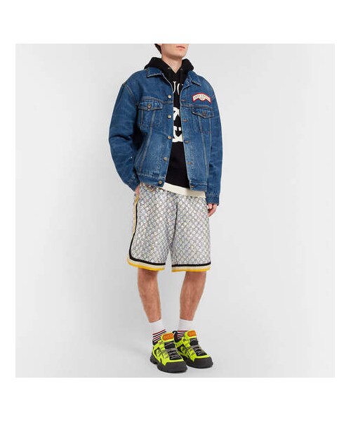 GUCCI（グッチ）の「Gucci Flashtrek Reflective Rubber, Leather And Mesh ...