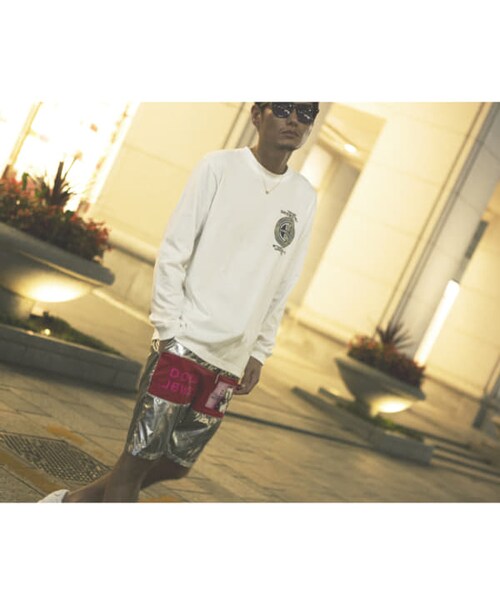 DOWBL（ダブル）の「Botanical Greca Logo Long Sleeve（）」 - WEAR