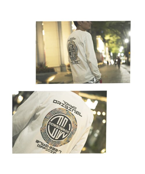 DOWBL（ダブル）の「Botanical Greca Logo Long Sleeve（）」 - WEAR