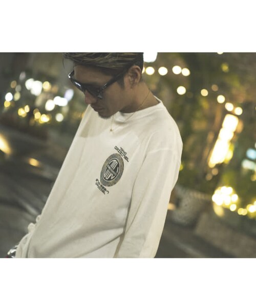 DOWBL（ダブル）の「Botanical Greca Logo Long Sleeve（）」 - WEAR