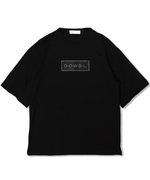 DOWBL（ダブル）の「Chillax Box Logo Short Sleeve（）」 - WEAR
