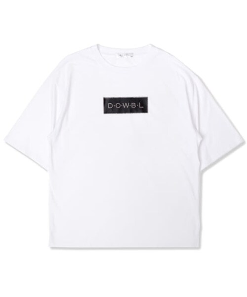 DOWBL（ダブル）の「Chillax Box Logo Short Sleeve（）」 - WEAR