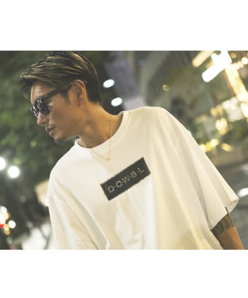 DOWBL（ダブル）の「Chillax Box Logo Short Sleeve（）」 - WEAR