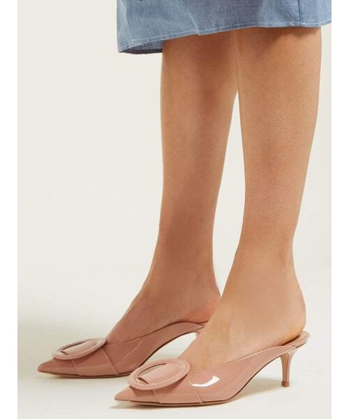 Gianvito Rossi（ジャンヴィトロッシ）の「Gianvito Rossi - Ruby 55 Patent Leather ...