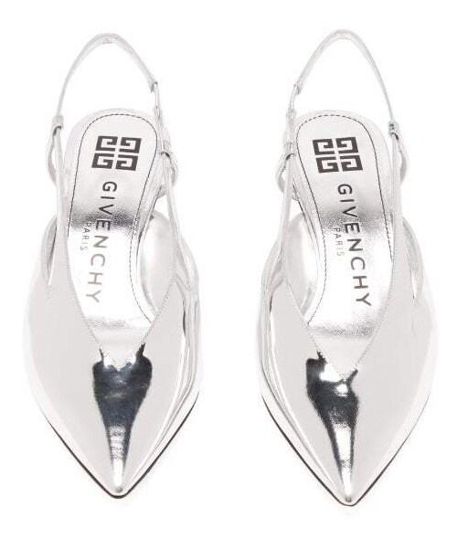 GIVENCHY（ジバンシイ）の「Givenchy - Mirror Kitten Heel Slingback Pumps - Womens ...