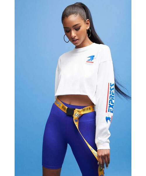 FOREVER 21（フォーエバー トゥエンティーワン）の「Forever 21 USPS Express Crop Top（）」 - WEAR