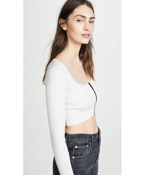 KSUBI（スビ）の「Ksubi Bolt Long Sleeve Crop Top（）」 - WEAR