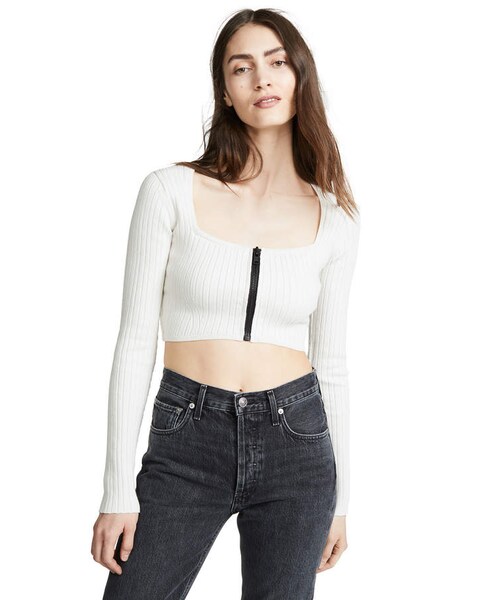 KSUBI（スビ）の「Ksubi Bolt Long Sleeve Crop Top（）」 - WEAR