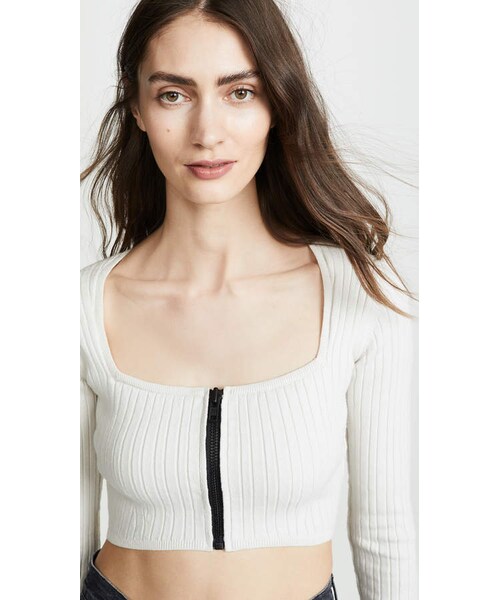KSUBI（スビ）の「Ksubi Bolt Long Sleeve Crop Top（）」 - WEAR
