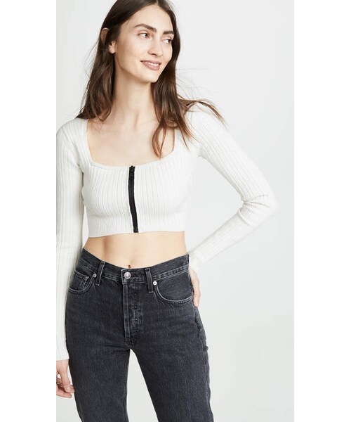 KSUBI（スビ）の「Ksubi Bolt Long Sleeve Crop Top（）」 - WEAR